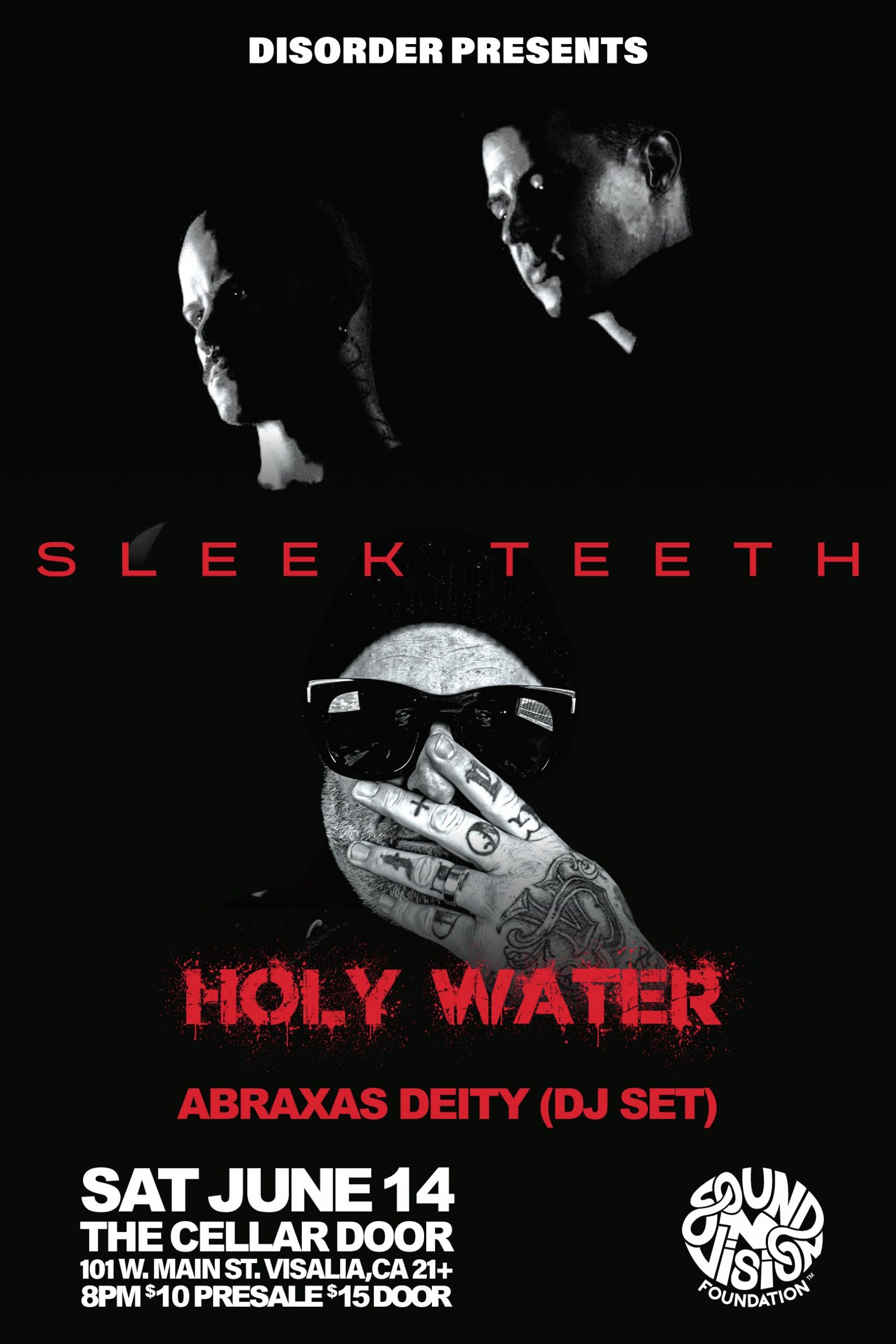 SLEEK TEETH + HOLY WATER + ABRAXAS DEITY - June 14, 2025 - Sound N ...